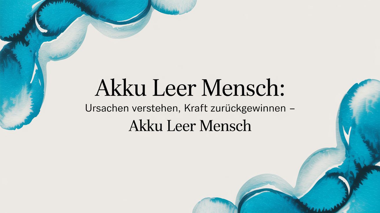 Erstaunlich Akku Leer Mensch Bild